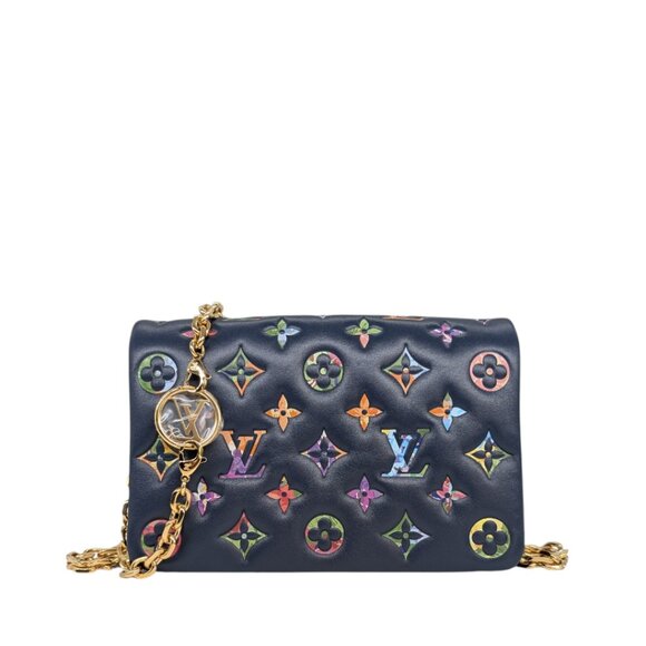 Louis Vuitton | Bags | Louis Vuitton Lambskin Embossed Monogram Lv ...